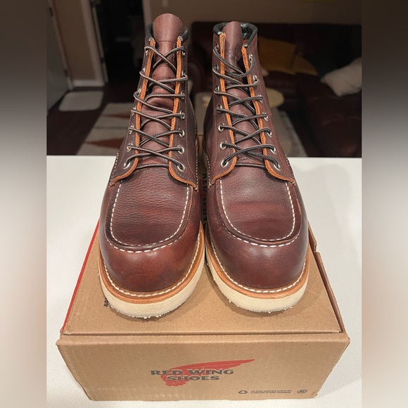 Red Wing Shoes | Shoes | Red Wing 838 Moc Toe Briar Oil Slick Leather ...